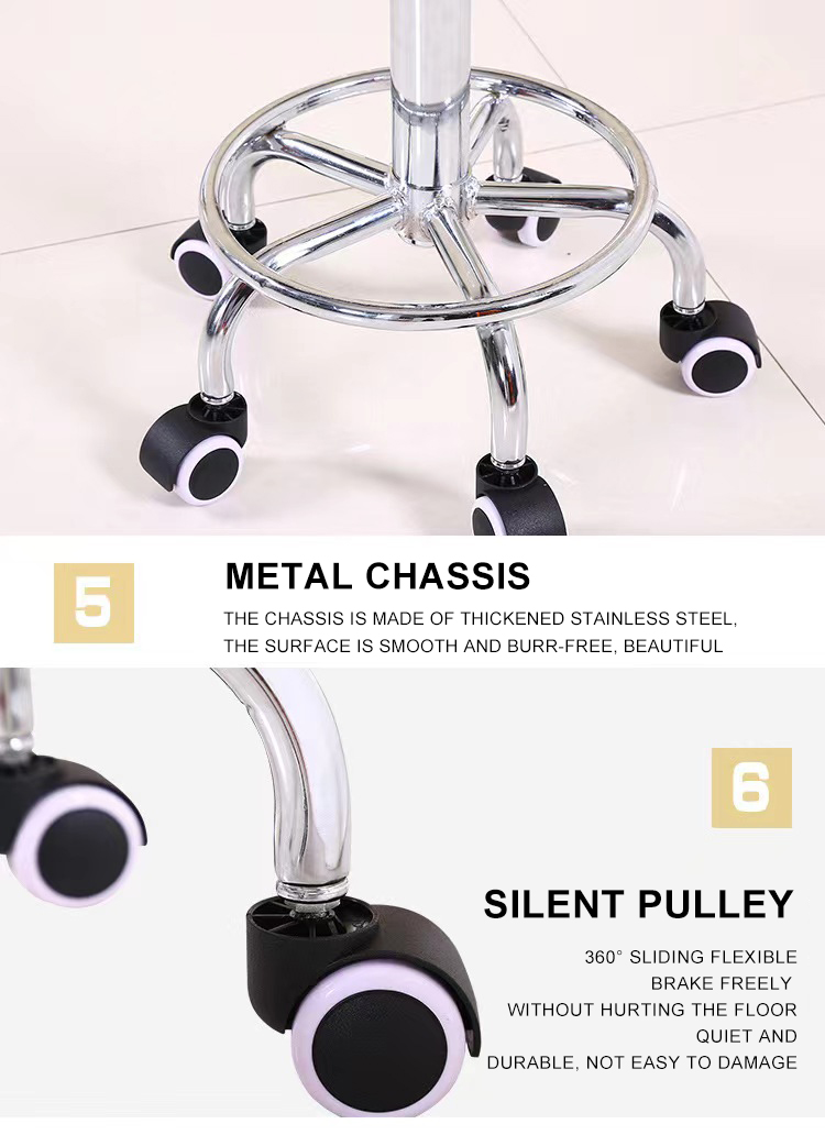 Spa Stool Chair With Backrest Bar Chair For Spa Beauty Salon Hair Salon ...