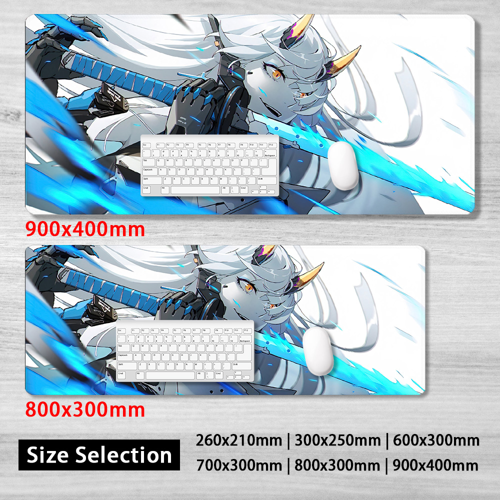 Gray Raven Mouse pad | Extended Gaming Mousepad | Waterproof Non-Slip ...