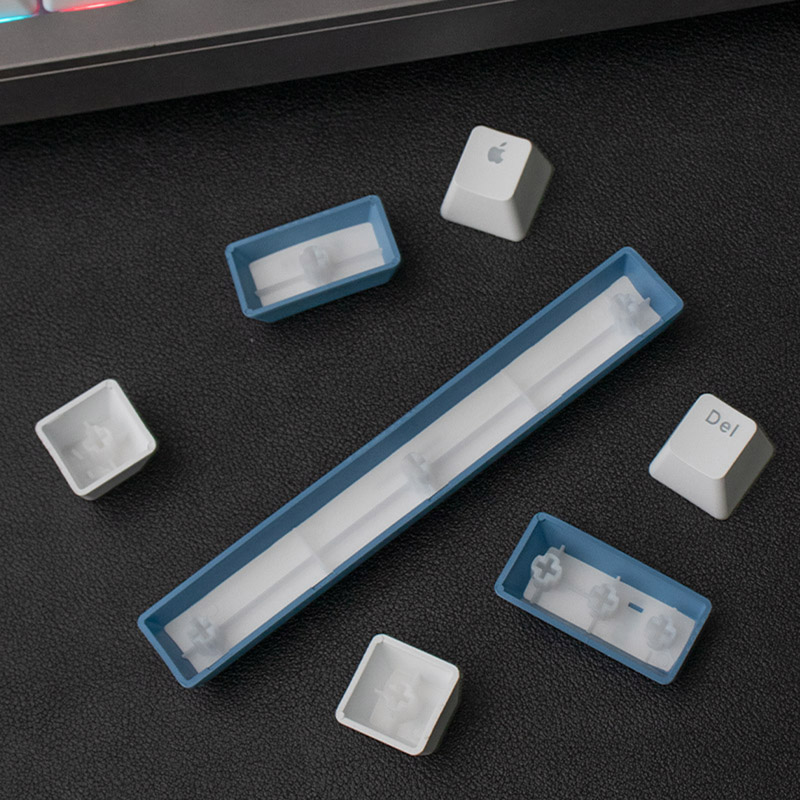 GMK Mist Blue Side/Front Keycap OEM Gradient Blue Double shot Dip Dyed ...