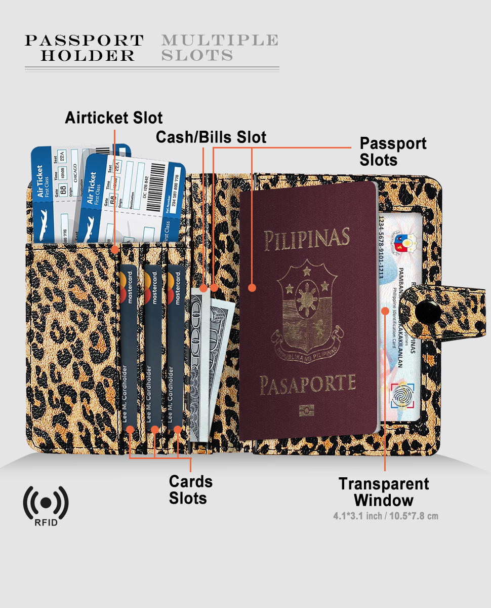 Passport Holder Organizer Waterproof Travel Passport Organizer Rfid ...
