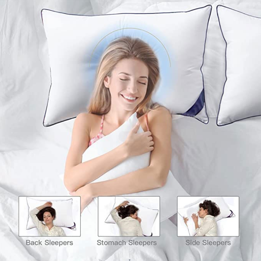 1Kg Hotel Pillow Fiber Pillow Buy 1Take 1 Hight Quality Pillow Sleep Pillow 48*74cm/19*29inch ...