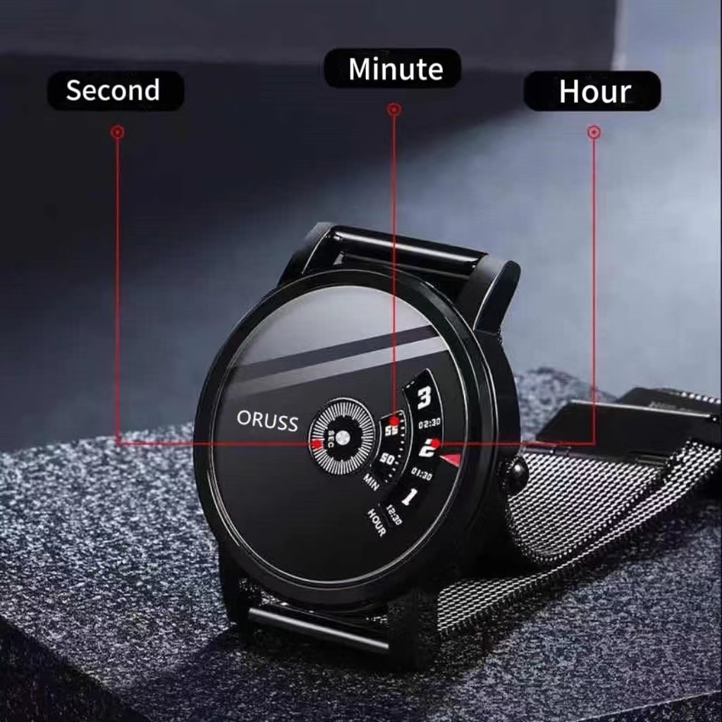 [Gift][With Box]ORUSS Original Stainless/Leather Luxury Waterproof ...