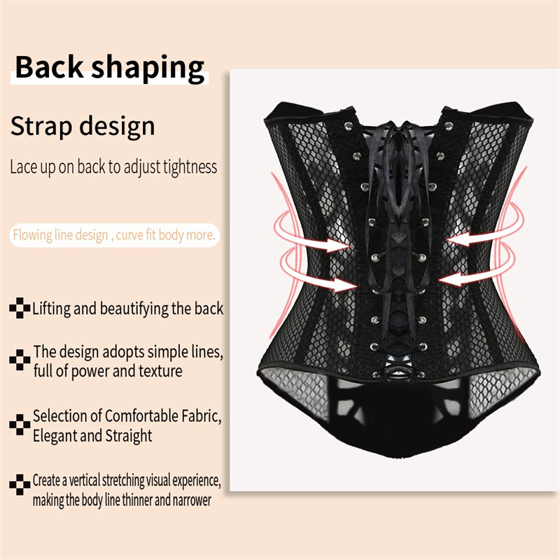 WECHERY Women Corsets Corset Belly Slimming Overbust Shapewear Plus ...