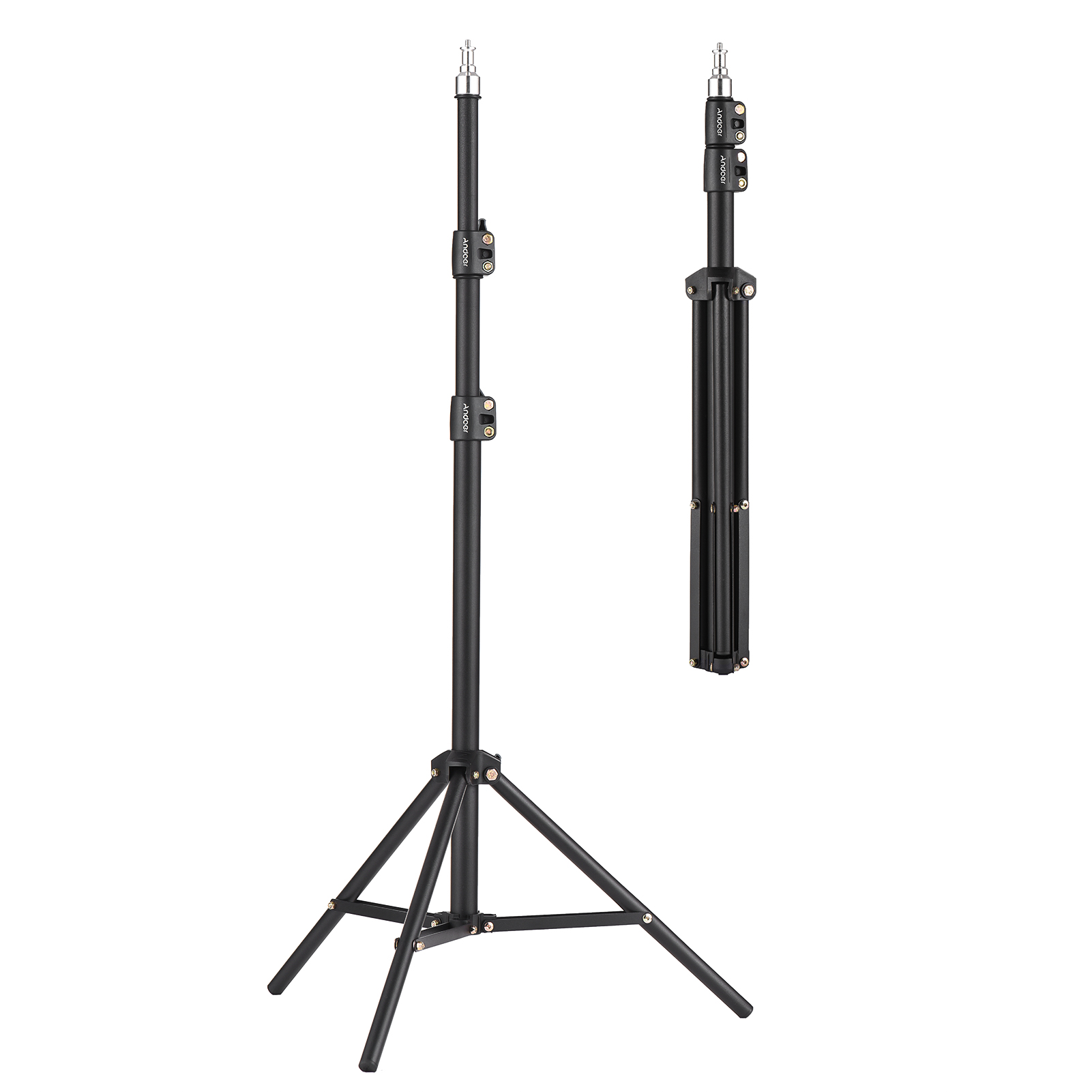 [Hot Sale] Andoer 160cm/63in Portable Metal Light Stand Heavy Duty ...