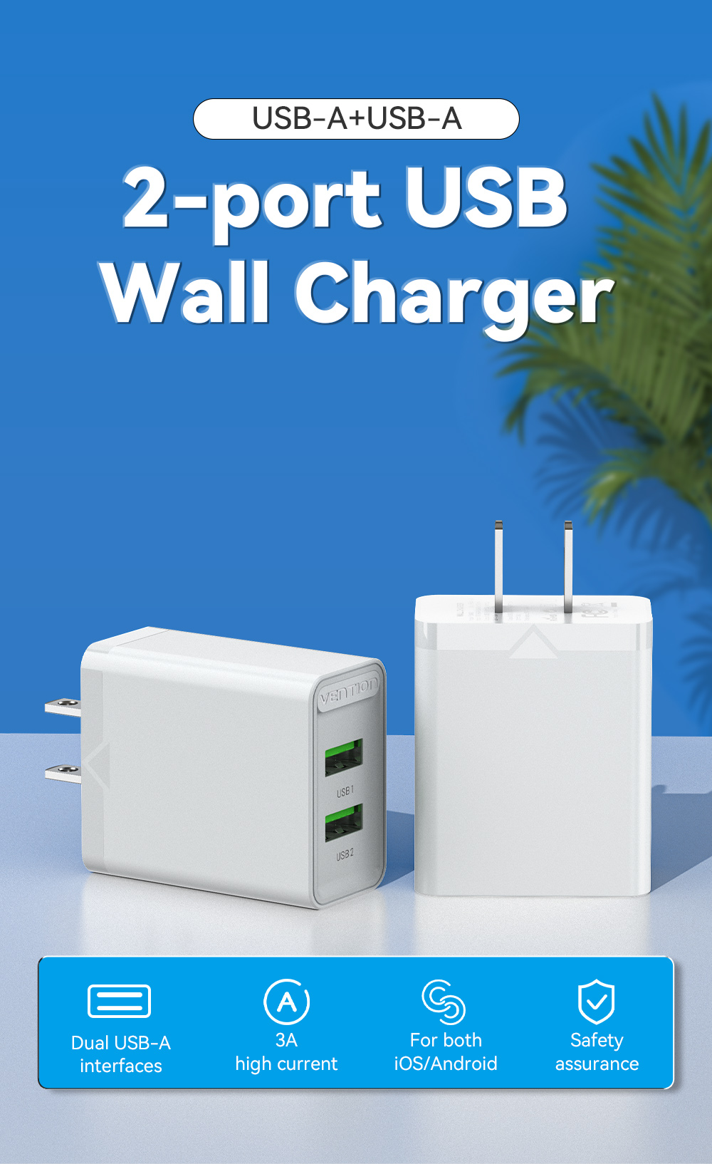 Vention Fast Charger 18w Usb Power Adapter Mini PD Quick Charge Adapter ...