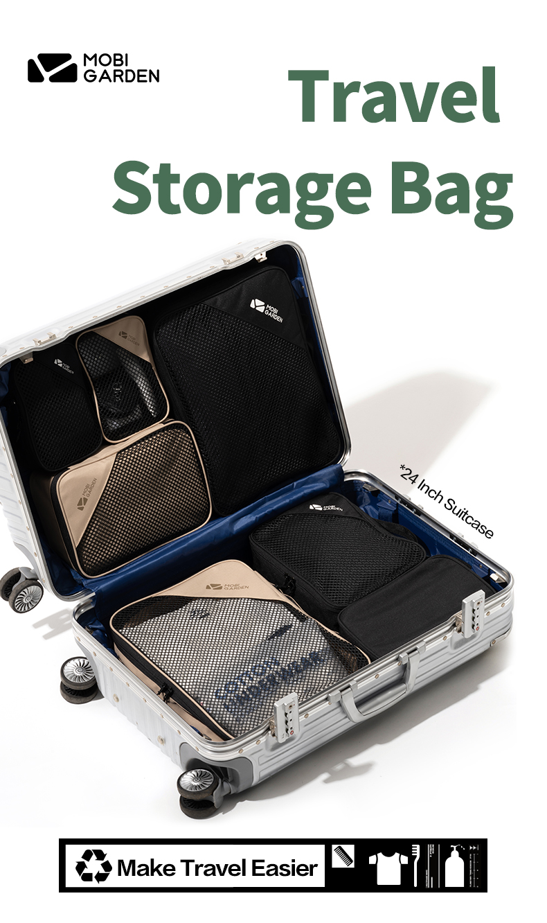 MOBI GARDEN Travel Toiletries Storage Bag Outdoor Toiletries Set Travel ...