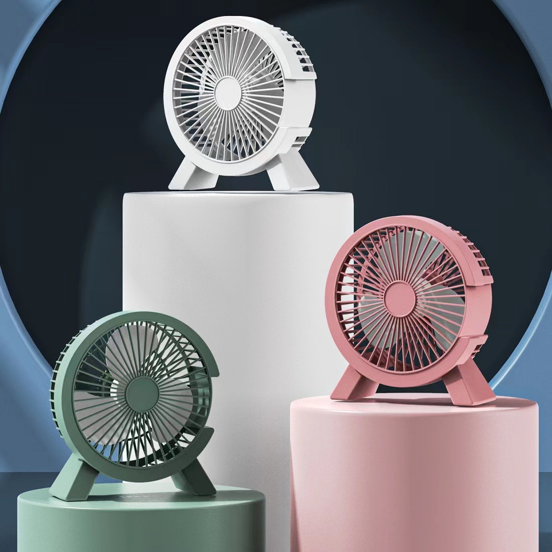2024 New Desktop Mini Fan Desktop Cooling in for USB Office Small Fan ...