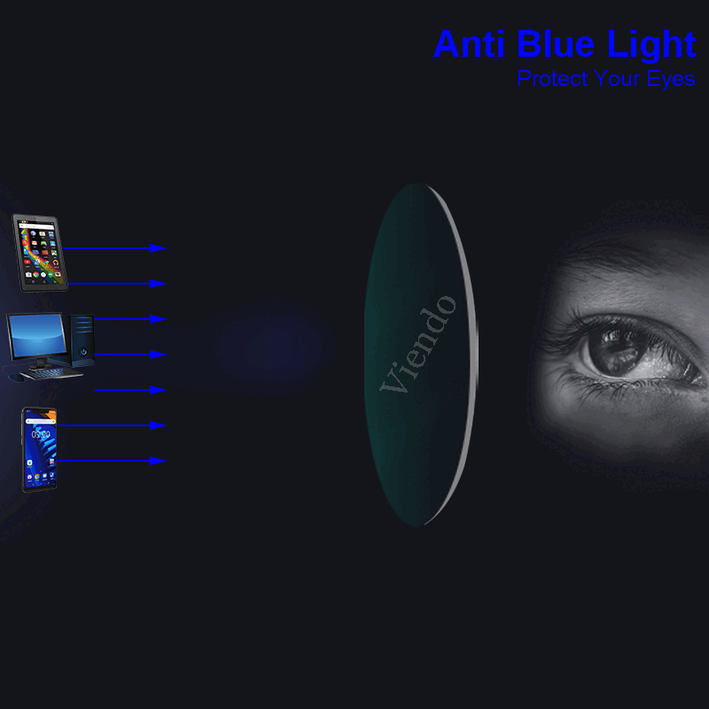 Viendo Photochromic Anti Radiation Graded Eyeglasses For Women Men ...