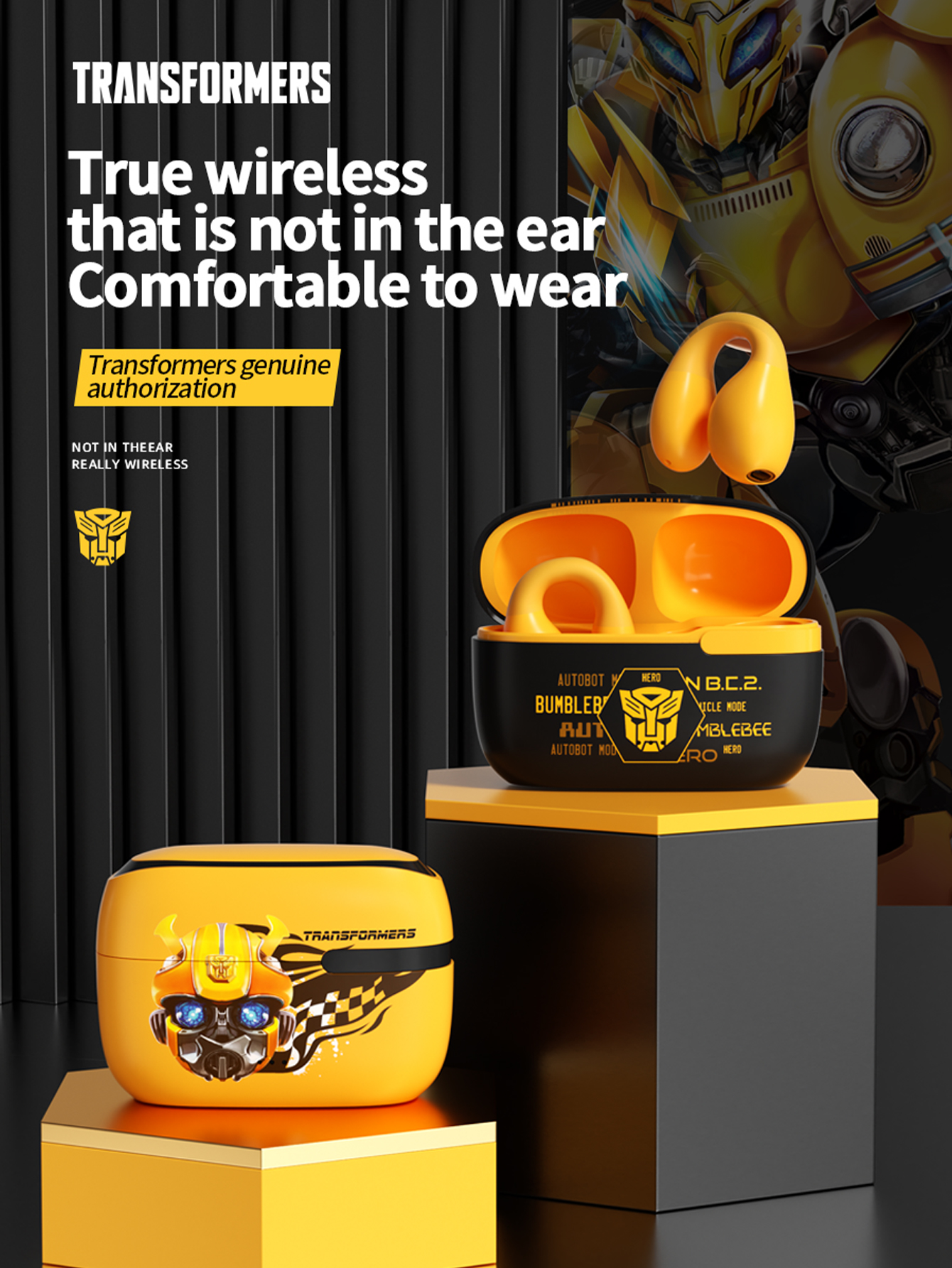 Transformers TF-T05 Wireless Headset Bluetooth Earphones Noise ...