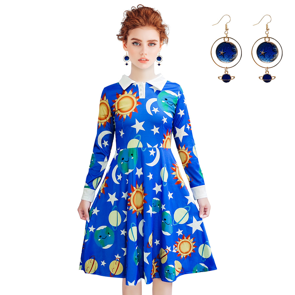 The Magic School Bus Miss Frizzle Costume Teacher Planets Solar System ...