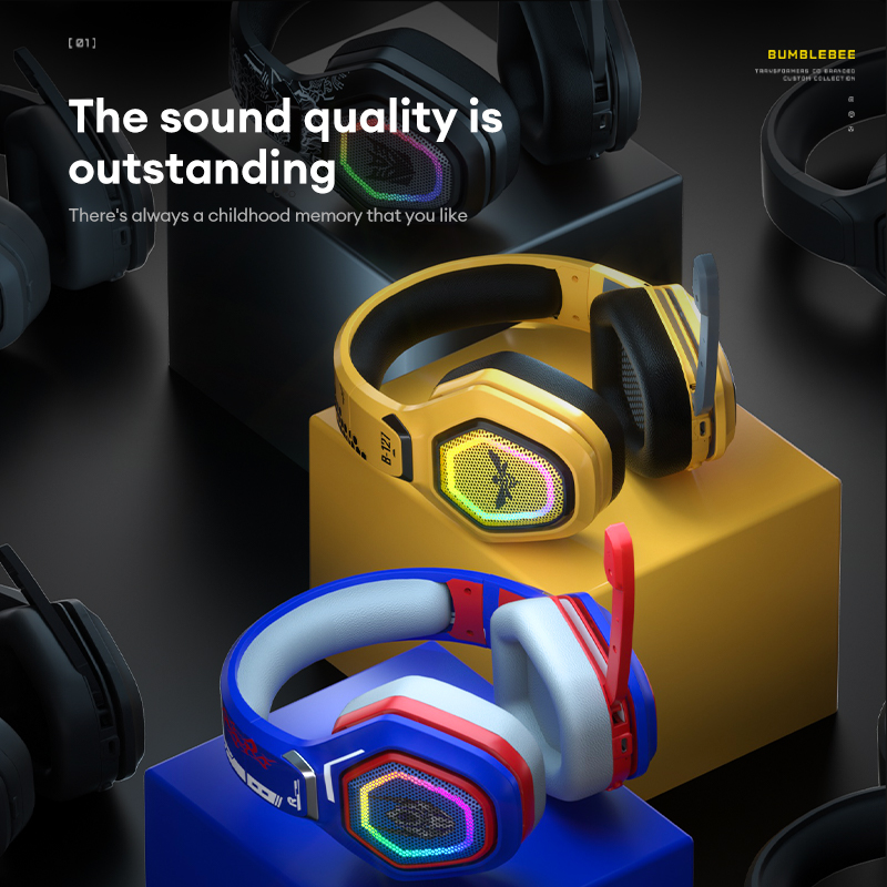 Transformers TF-G01 Bluetooth Headset Wireless Gaming Headset HIFI ...