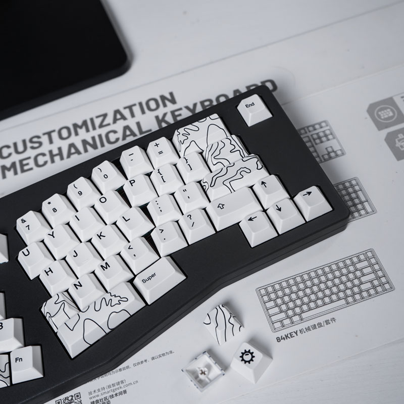 GMK Canyon Keycaps PBT keycaps Five Dye Sublimation Cherry Profile ...