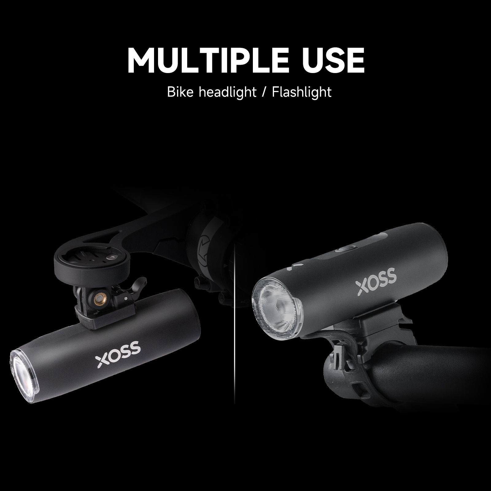 XOSS Waterproof XL-400 Bicycle Headlight Multifunctional USB ...