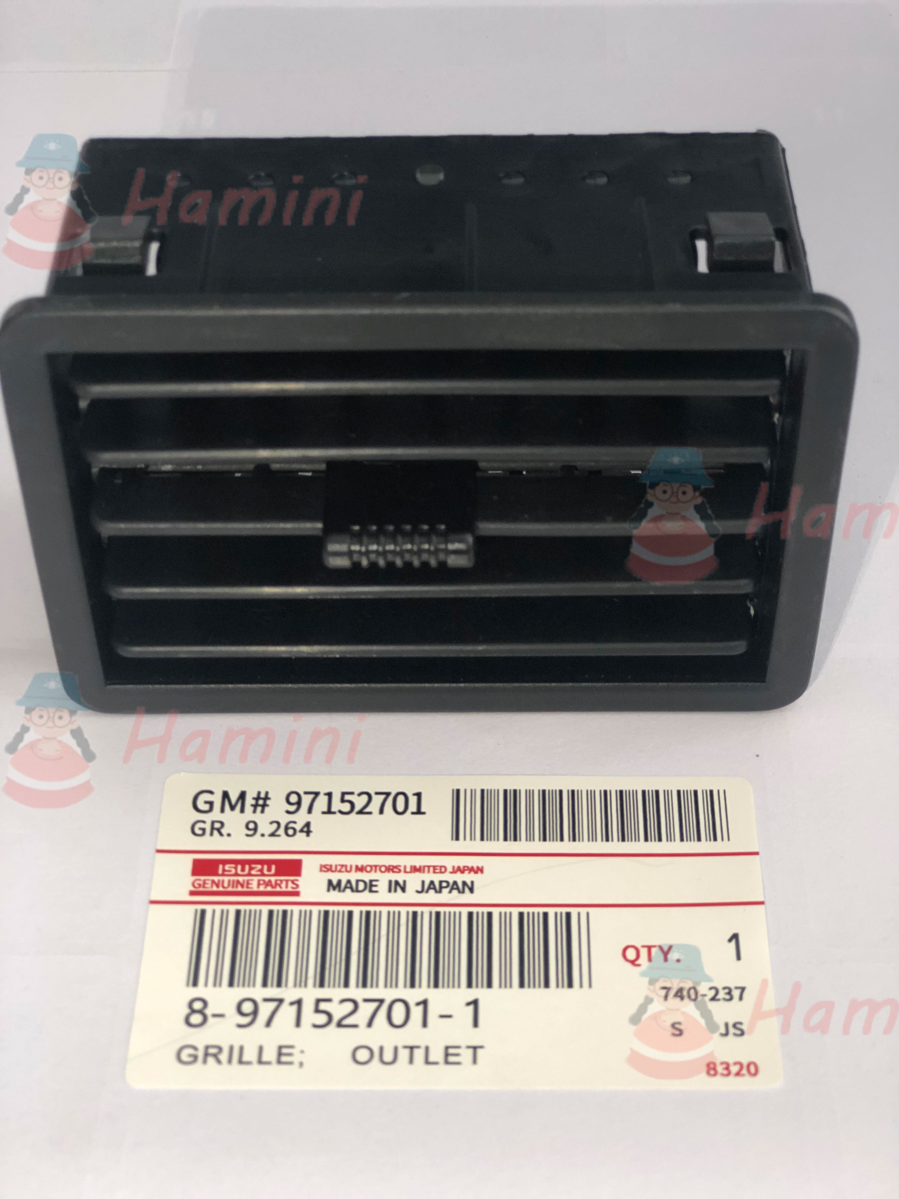 Isuzu Aircon Grille Outlet 8971527011 for Crosswind、Hilander、Fuego、TFR ...