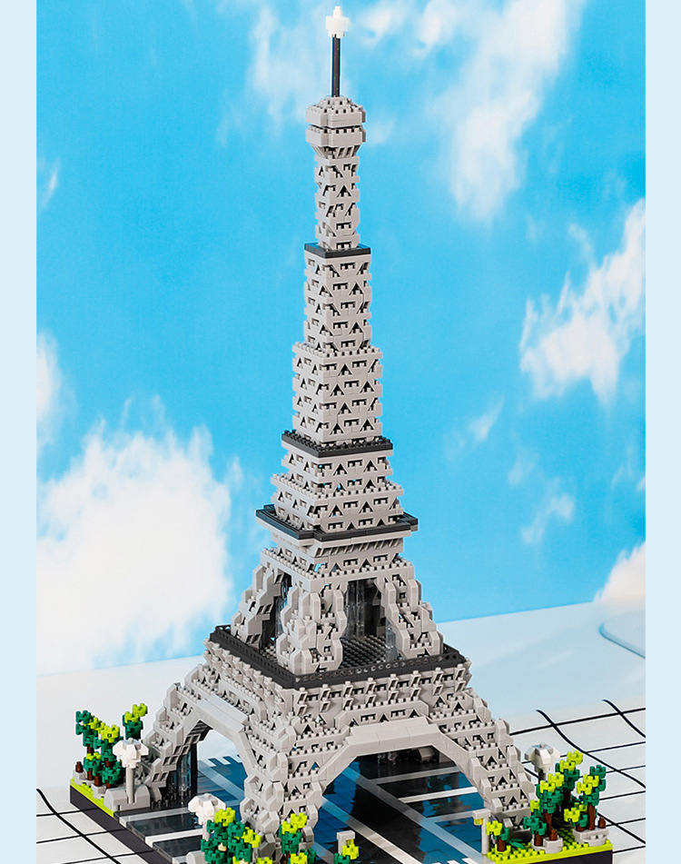 Eiffel Tower Building Blocks Kits,Build your own architectural collection,Education STEM Toys ...
