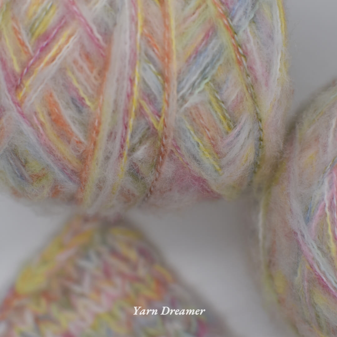 Dream Gradient Mohair Wool yarn DIY Hand Knitting Yarn Woolen Crochet ...