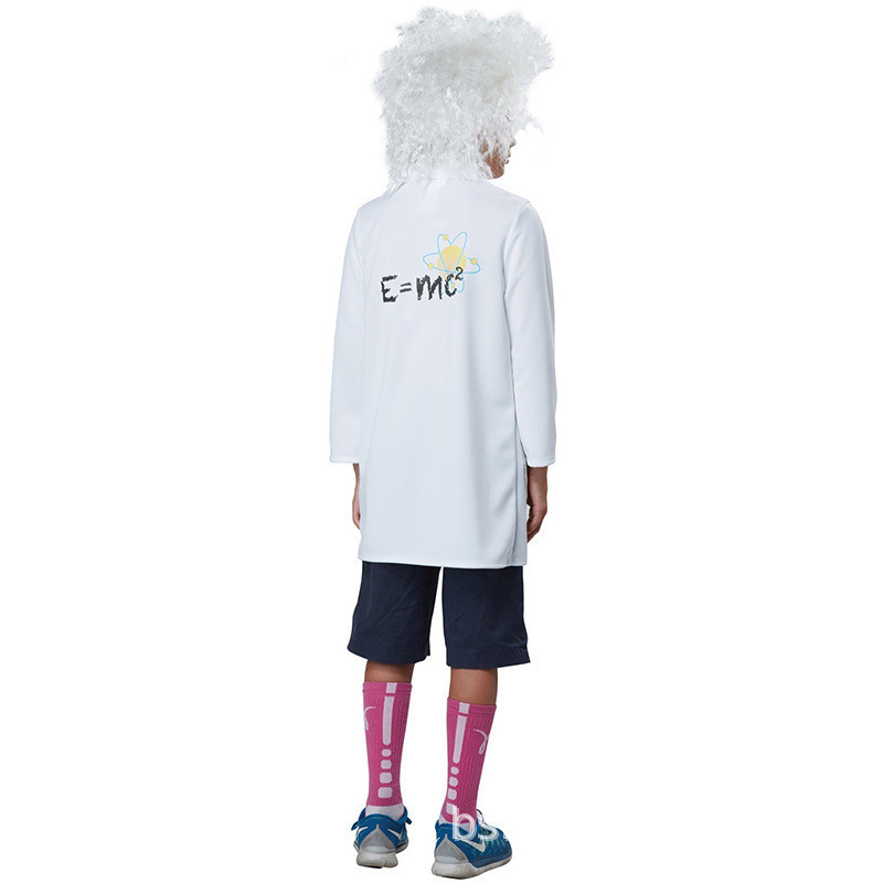 Children Physicist Scientist Cosplay Costumes Sets with Wig for Girl ...