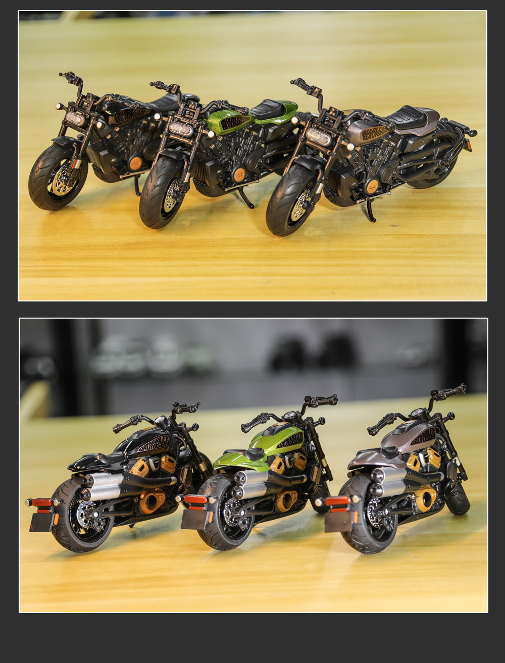 1:12 Scale Harley Davidson Sportster S Alloy Diecast Motorcycle Model ...