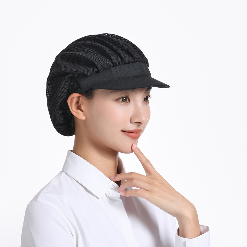 Washable and Reuseable Chef Hat Woman Man Kitchen Work Mesh Hat Dining ...