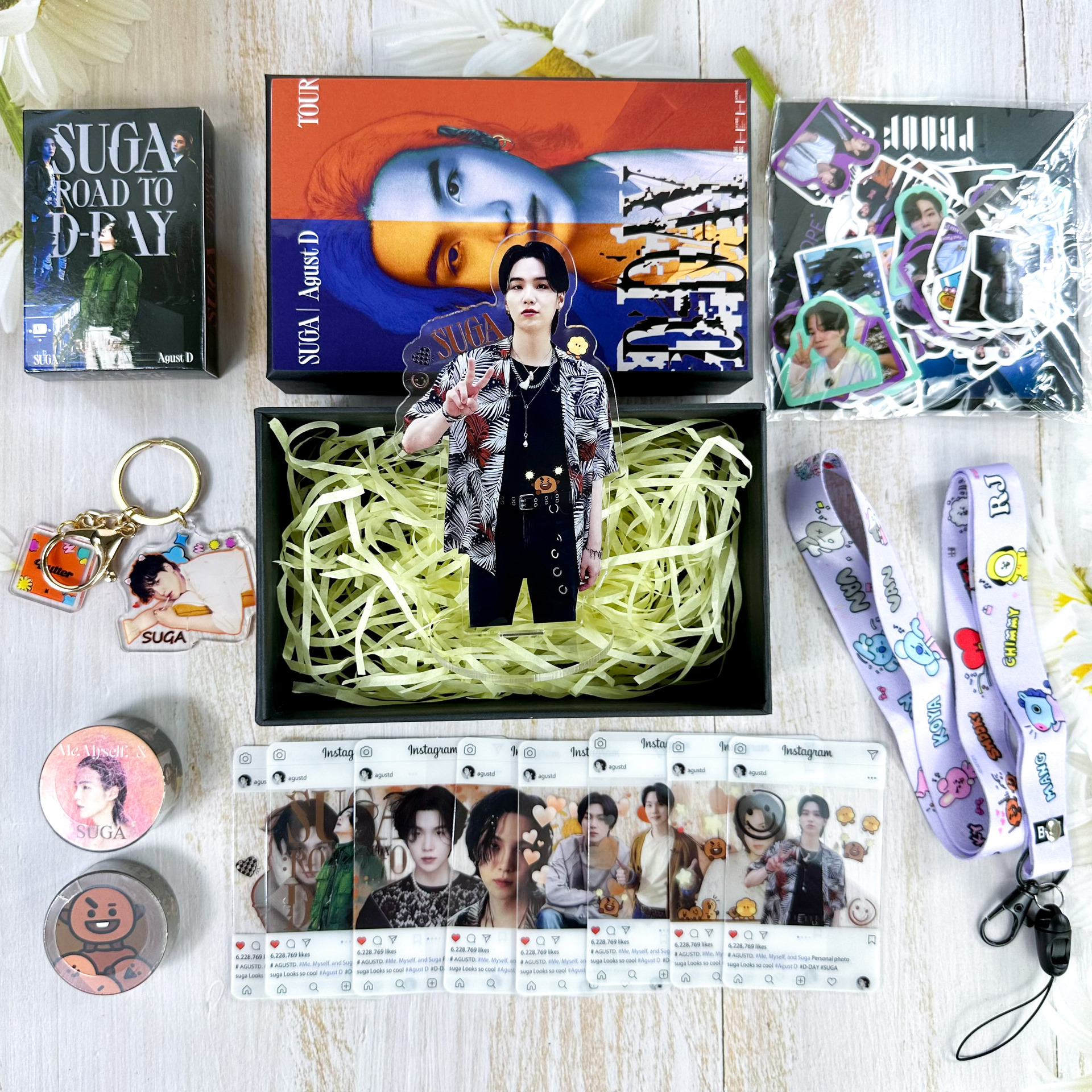 suga Solo Album Agust D Merchandise Gift Box Set (Birthday Gift ...