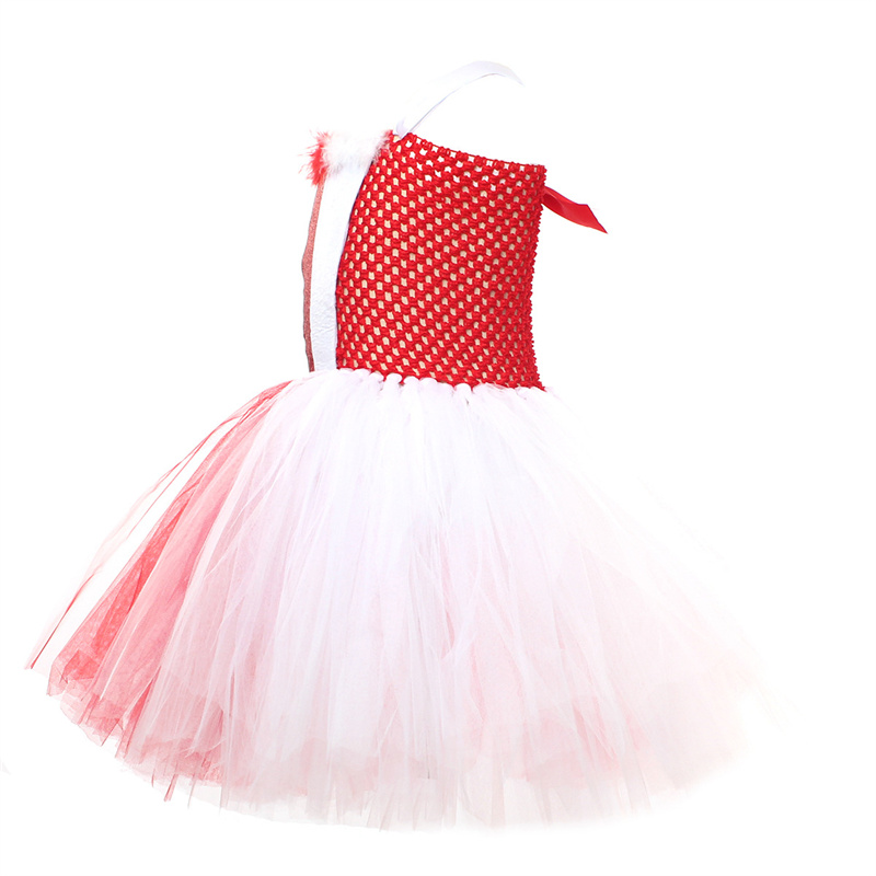 Red White Black Angels Demons Costume for Girls Kids Halloween Tutu ...