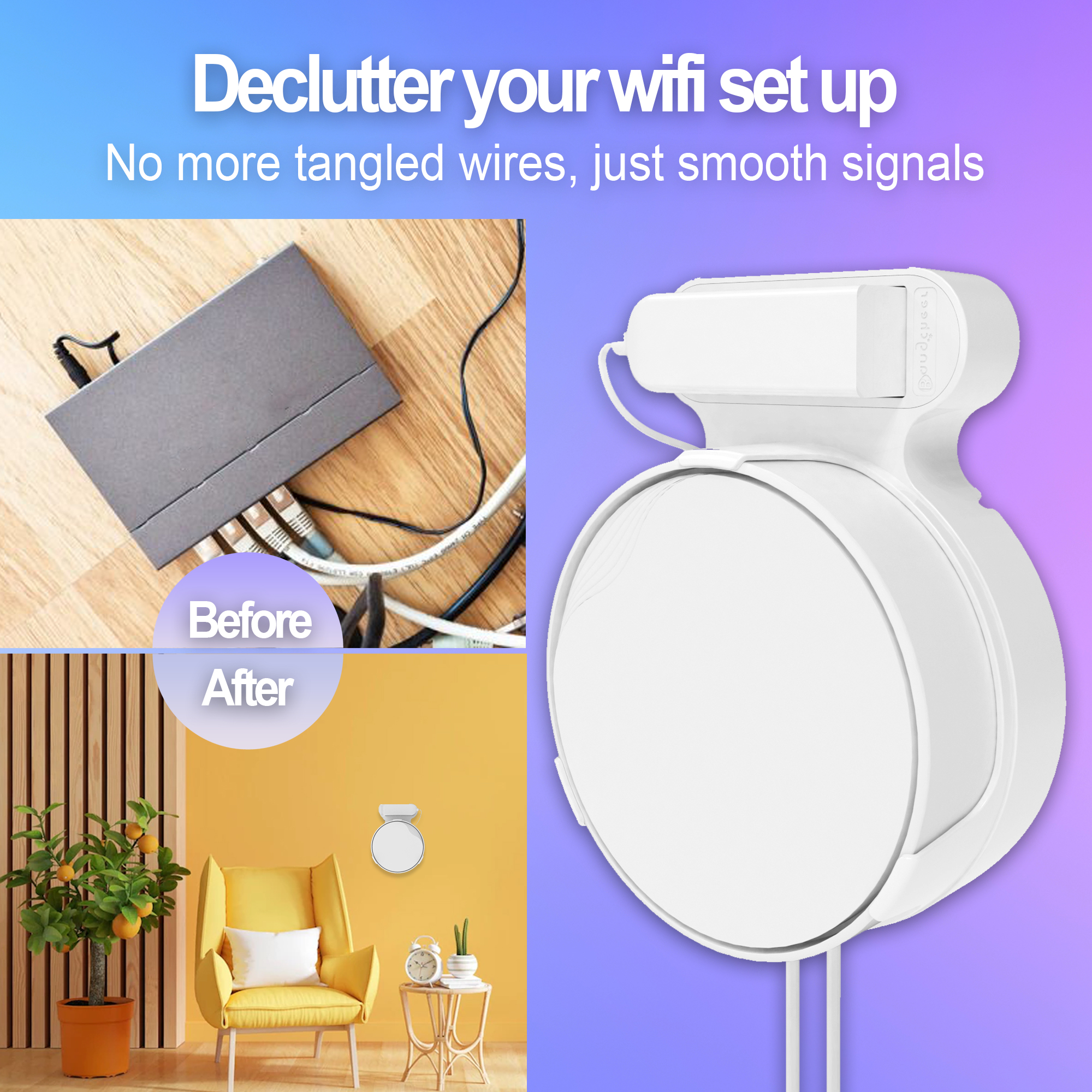 Wall Mount for TP-Link Deco X50-PoE WiFi 6 Mesh Whole Home WiFi System ...