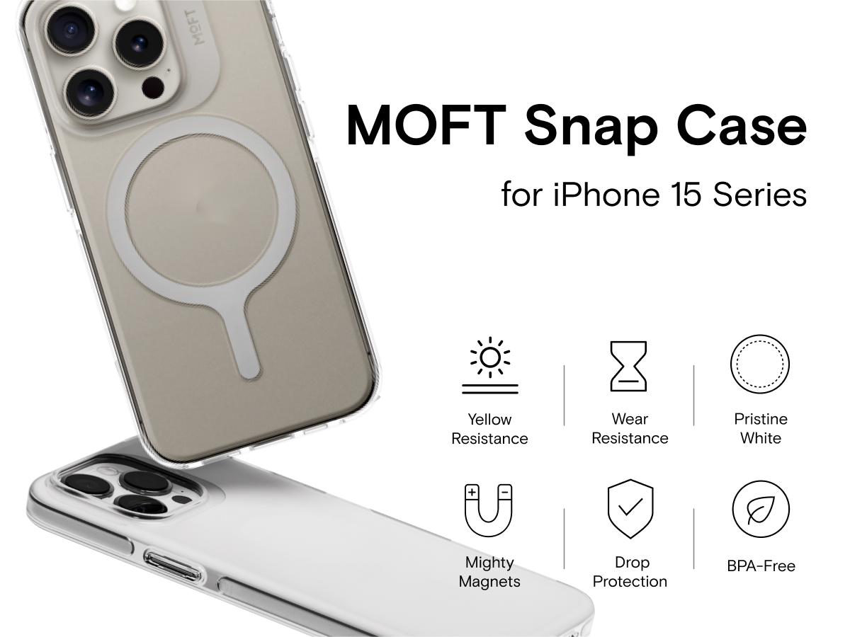MOFT Snap Case for iPhone 15 Pro Plus Promax Compatible with Magnetically Enhanced | Shopee ...