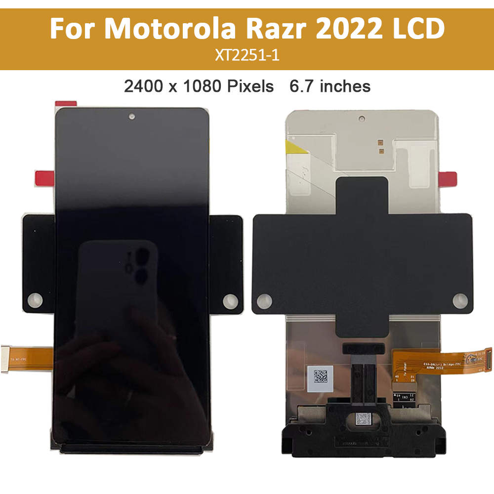 6.7" Original For Motorola Moto Razr 3 2022 XT2251-1 LCD Display Touch ...