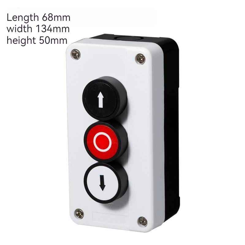 Push Button Switch Power Control Box Emergency Stop Start Stop Waterproof Surf-Locking Self ...