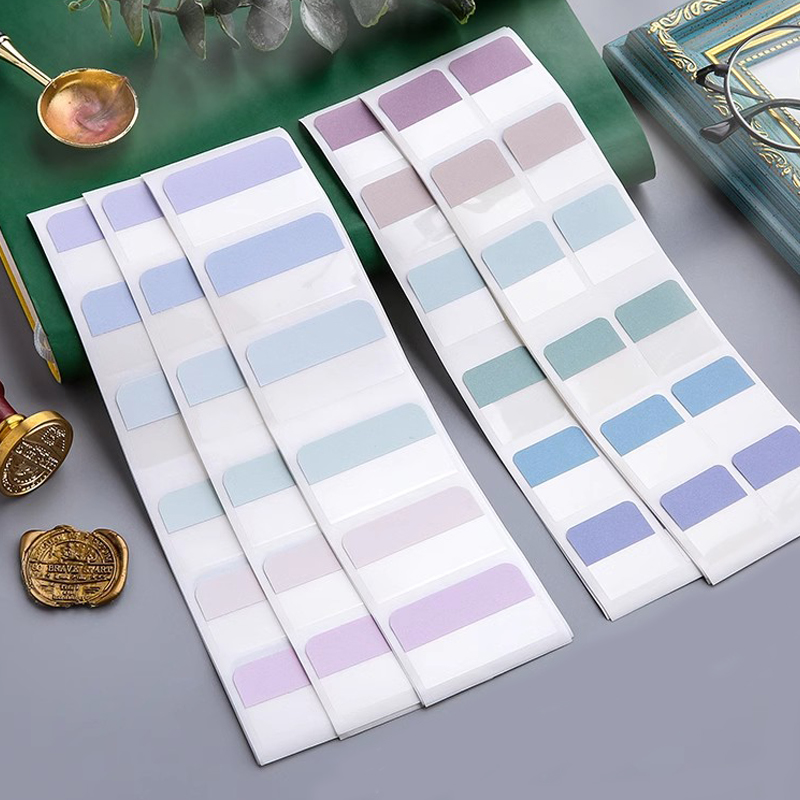 60/120/240PCS Morandi Index Tabs - Writable Sticky Notes & Bookmark ...