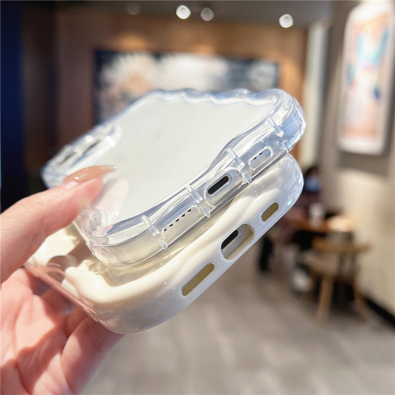 Wave Soft Silicone Phone Case for Samsung Galaxy A14 A24 4G A34 A54 A13 A23 A33 A53 A73 M14 M54 ...