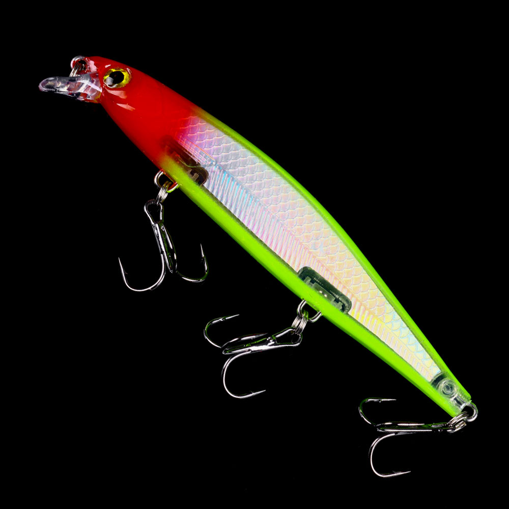 HENGJIA 1 pcs 11cm/13g Suspended Minnow Fishing Lure Hard Artificial Bait 16 Color 3d Eyes ...