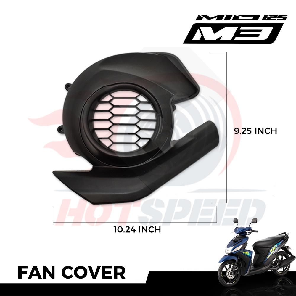 HOTSPEED YAMAHA Fan Cover for MIO i 125 Carbon Motorcycle Soul i 125 ...