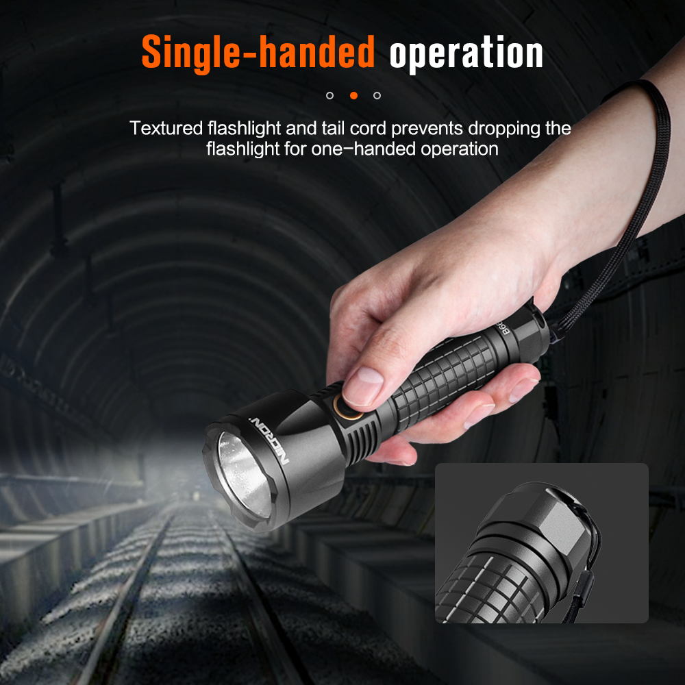 NICRON Flashlight B66 4300 Lumens Super High Brightness Flashlight ...