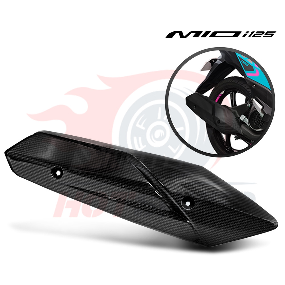 HOTSPEED Yamaha Mio i 125 Muffler Cover Heat Guard Cover For Mio Soul i ...