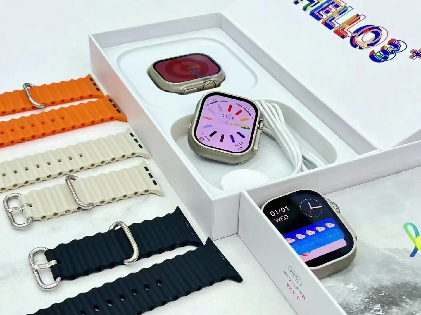 Hello Watch 3+ Smart Watch AMOLED Hello Watch 3 Upgrade Watch 9 2.04 ...