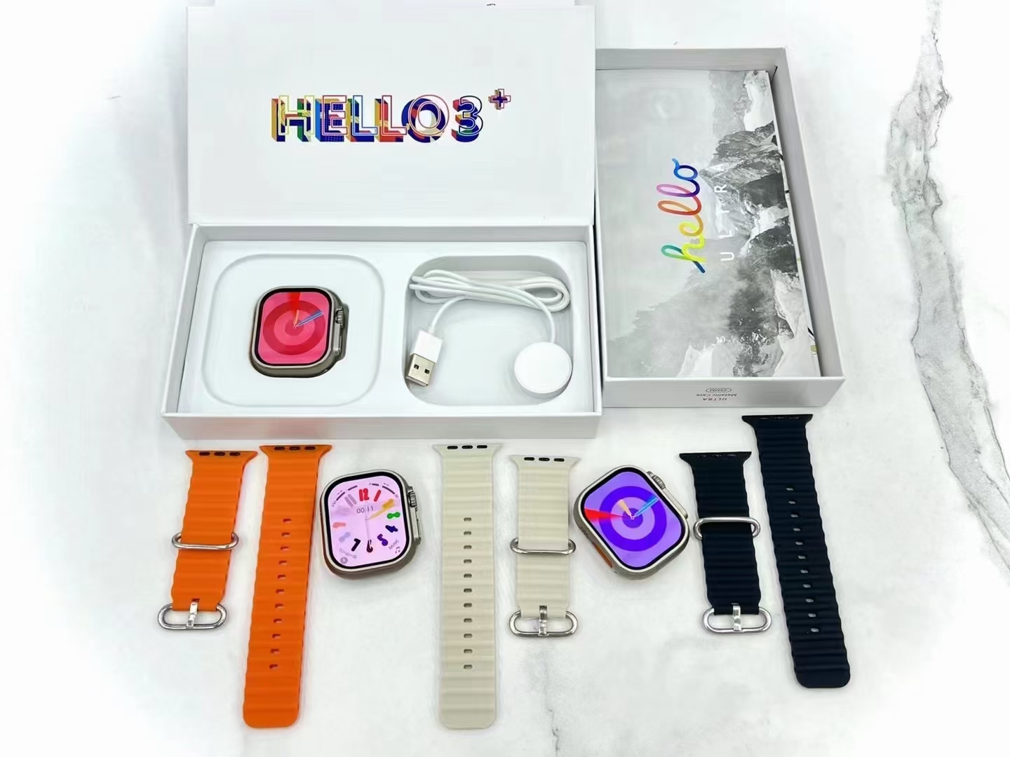 Hello Watch 3+ Smart Watch AMOLED Hello Watch 3 Upgrade Watch 9 2.04 ...