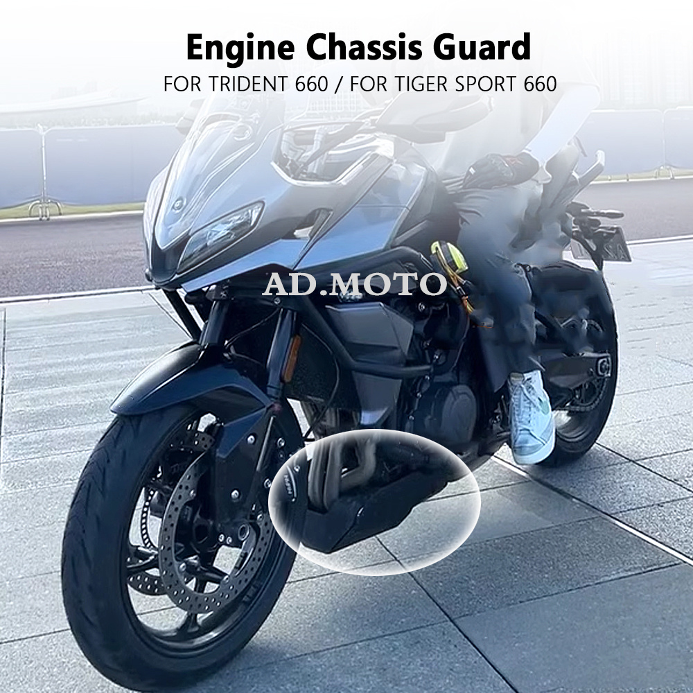 Motorcycle Engine Base Skid Plates Protection Cover For Trident 660 ...