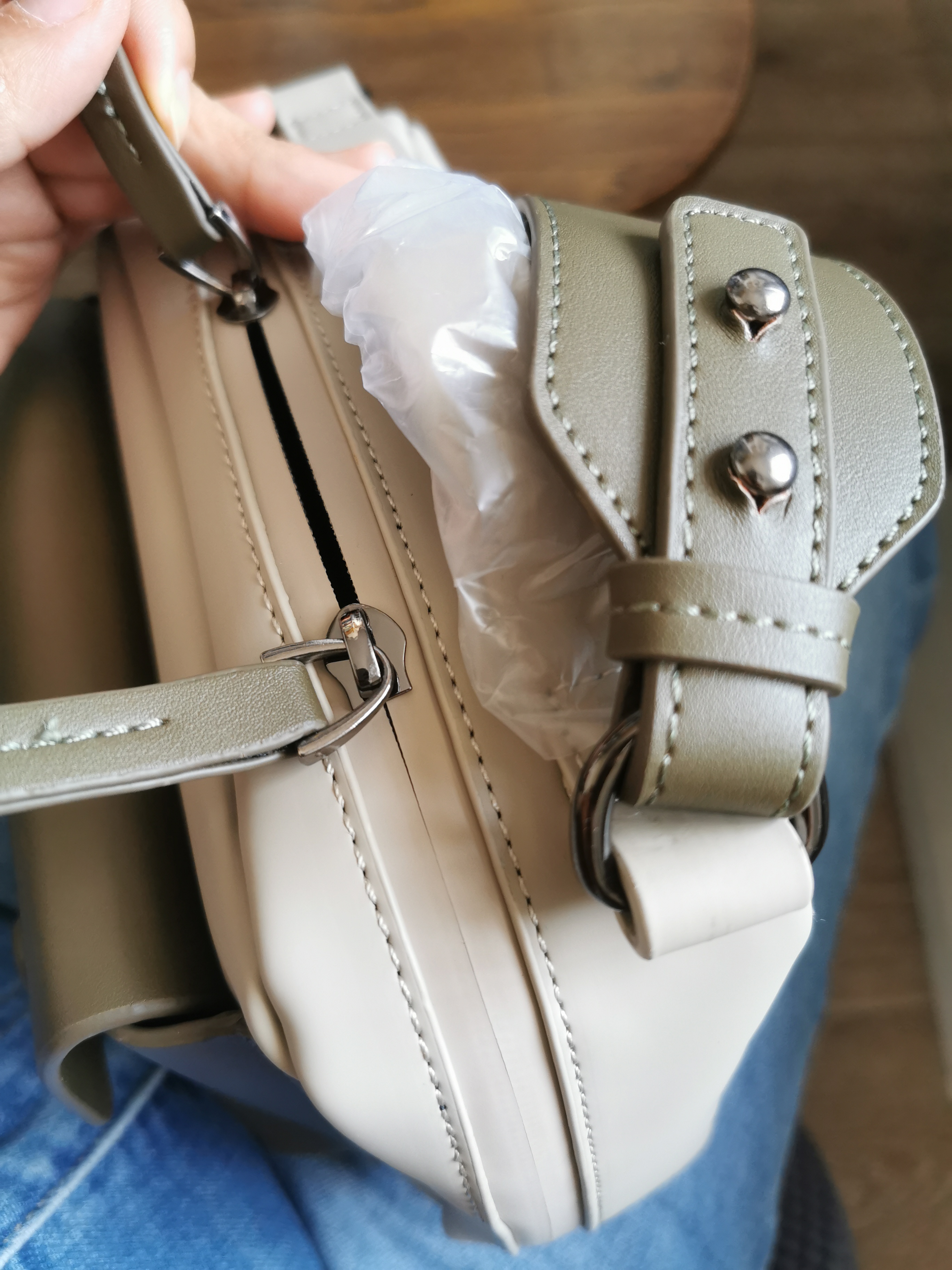 【COD ️ Ready Stock】Z HOME New Men bag ZARA TRFB The New Bag Stitching ...