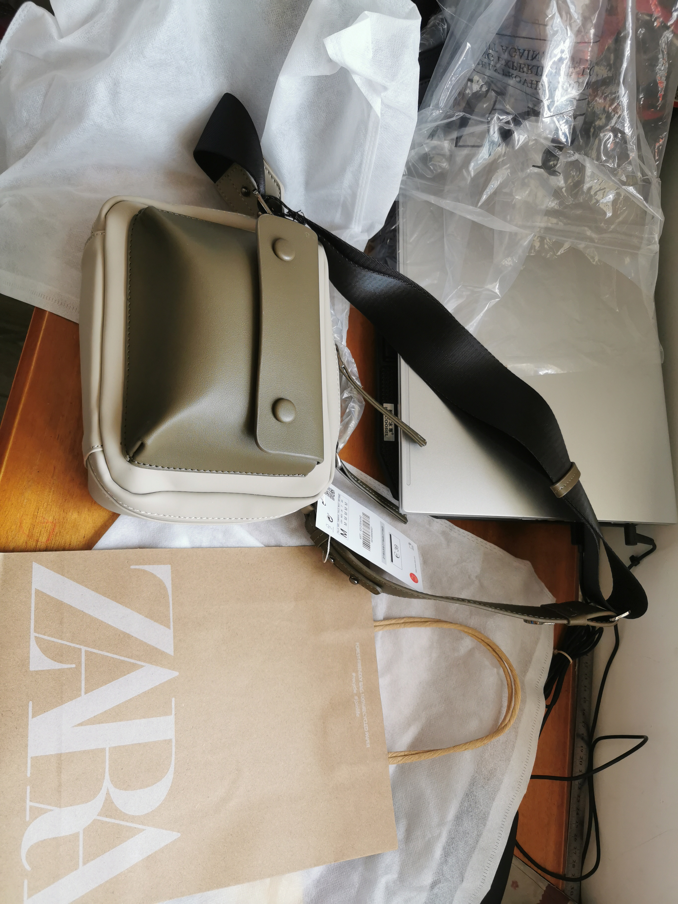 【COD ️ Ready Stock】Z HOME New Men bag ZARA TRFB The New Bag Stitching ...