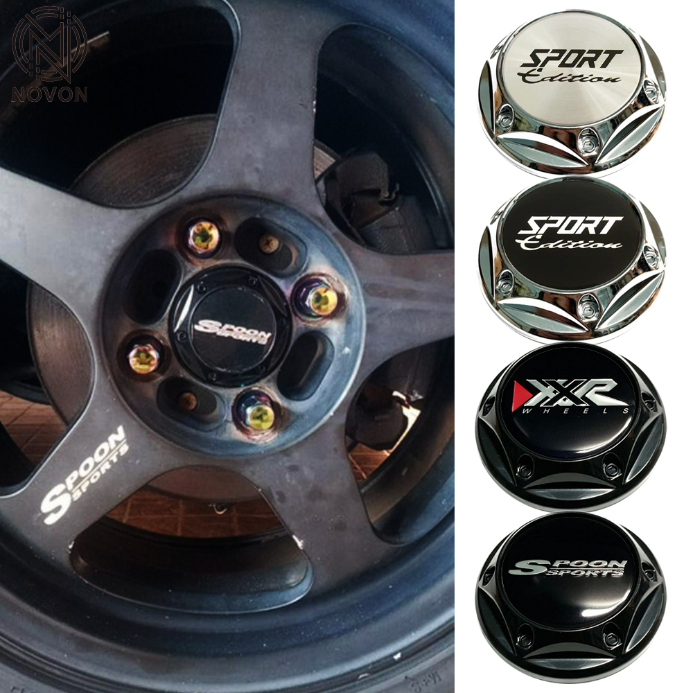 1PC spoon sports xxr sport center cap wheel hub caps 68mm spoon sports ...
