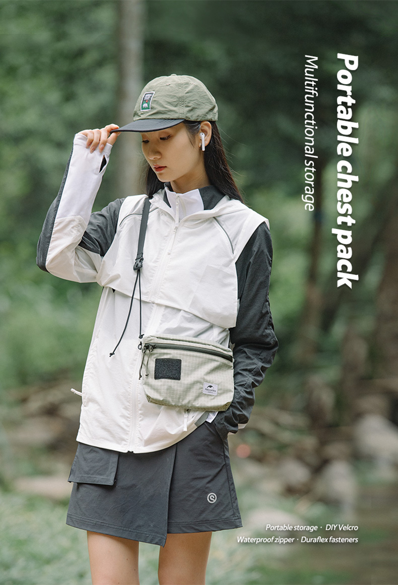 Naturehike Portable Outdoor Hiking Bag Casual Satchel Women's Shoulder Bag 3L Travel Small Bag ...