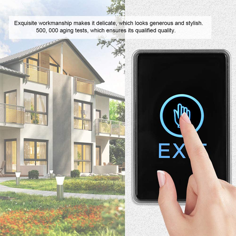 Door Exit Touch Button 12V Mini Door Push Release Open Switch Touch ...