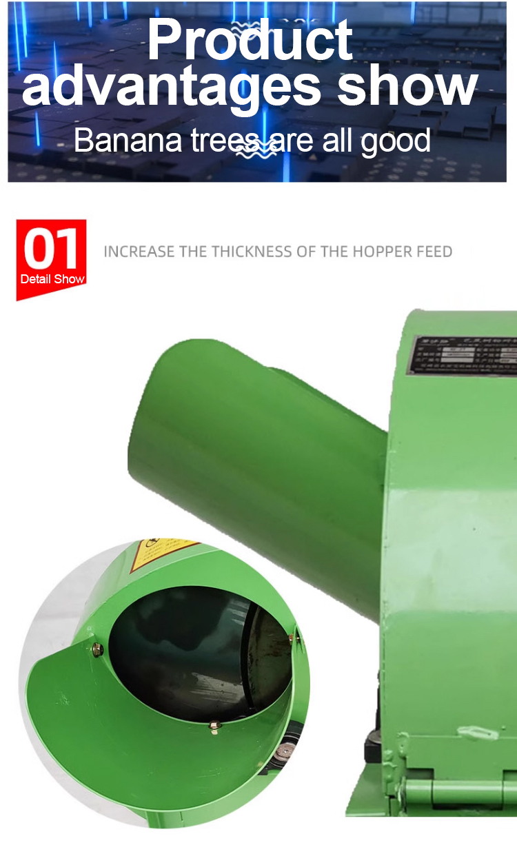 Banana machine banana tree shredder shredder home small electric grass ...