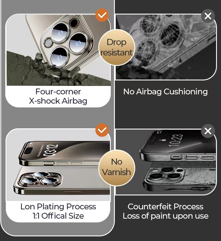Hard Shockproof casing for iPhone 16 15 Pro max 12 Pro 13 14 pro max 16 ...