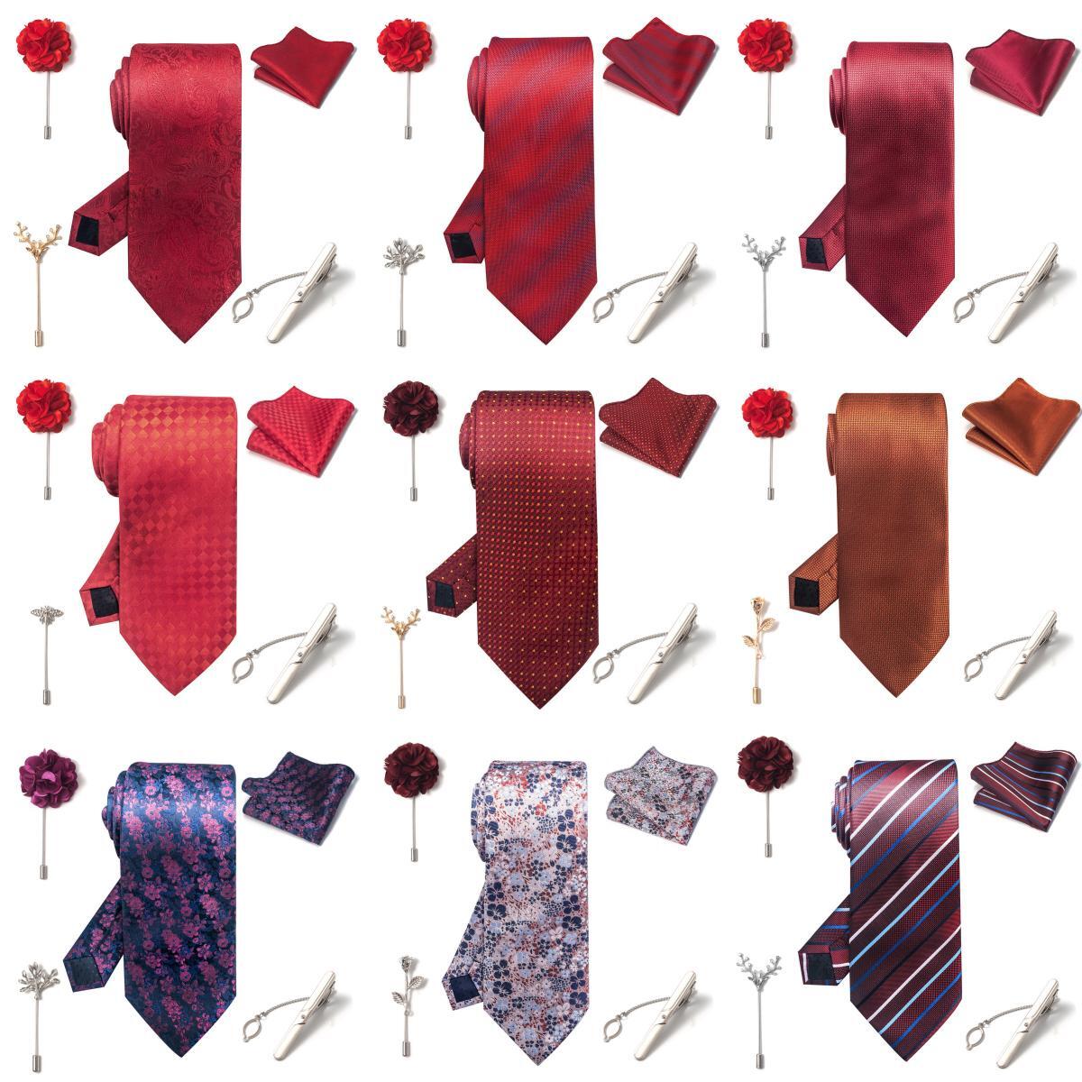 Men's Groom Wedding Tie Exquisite Gift Box Set Business Formal Tie ...