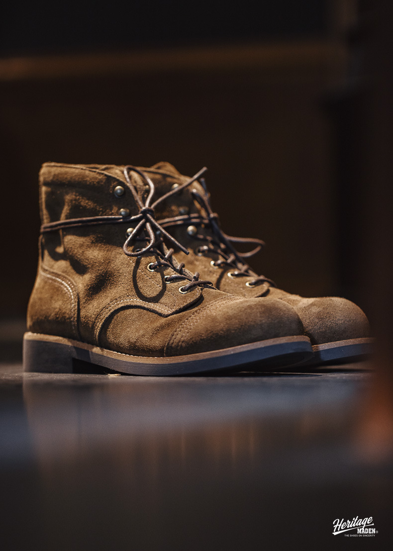 Maden American Retro Suede Work Boots 8111 | Shopee Philippines