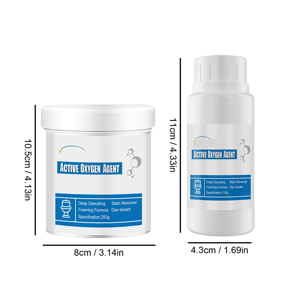 Toilet Active Oxygen Agents Powerful Toilet Stain Remover Toliet Deep ...