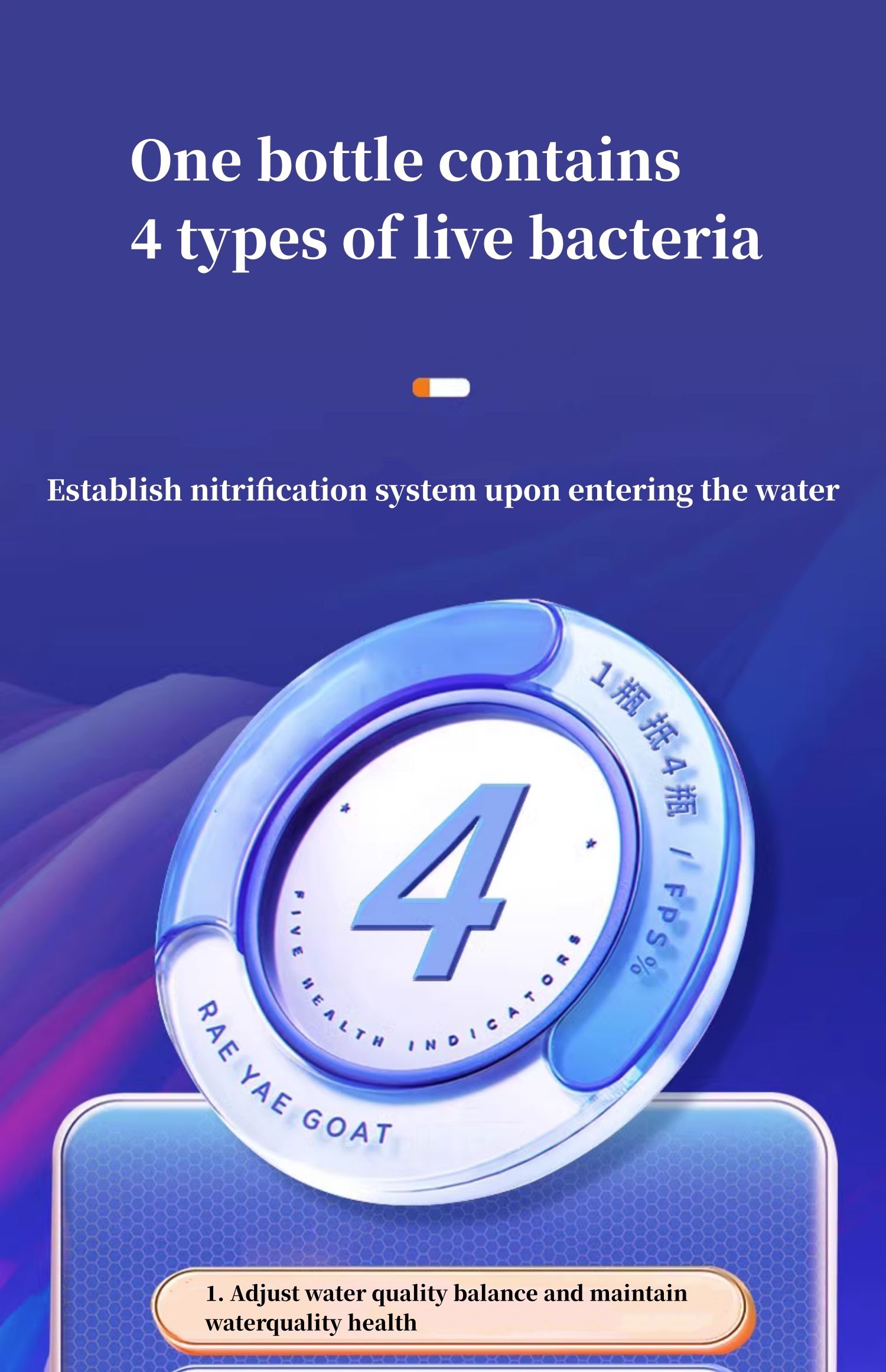 YEE Aquarium Nitrifying Bacteria, biological Bio-active Nitrifying ...