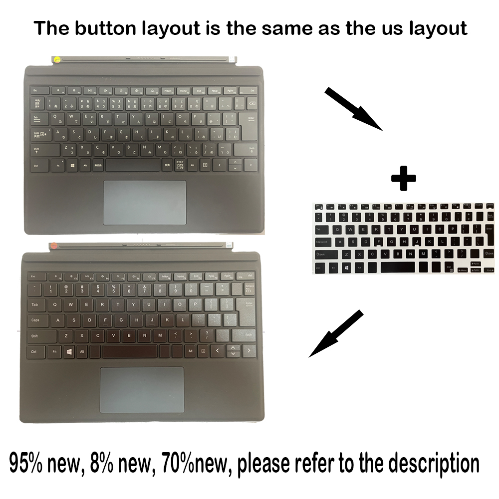 Original Microsoft Surface keyboard （5Gen/JapaneseLayout70% new）Type ...